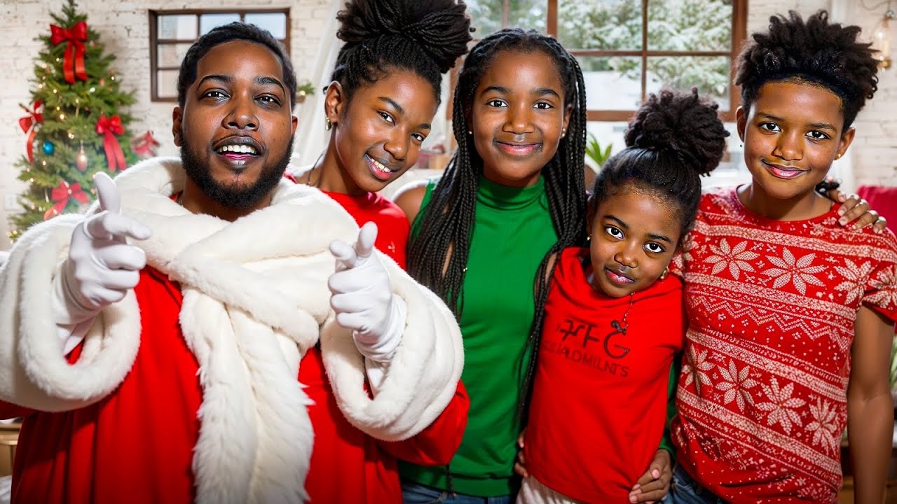 Family members swap gifts in huge exchange