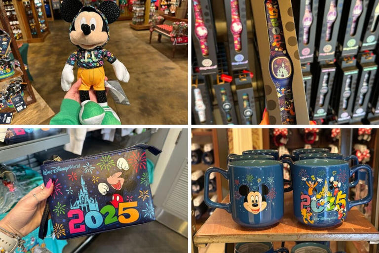 Additional 2025 Dated Merchandise Collection Arrives at Disney World ...