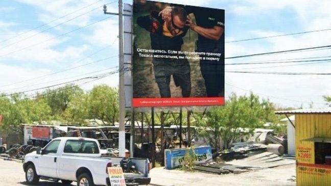 Texas governor launches new billboard campaign to deter illegal immigration