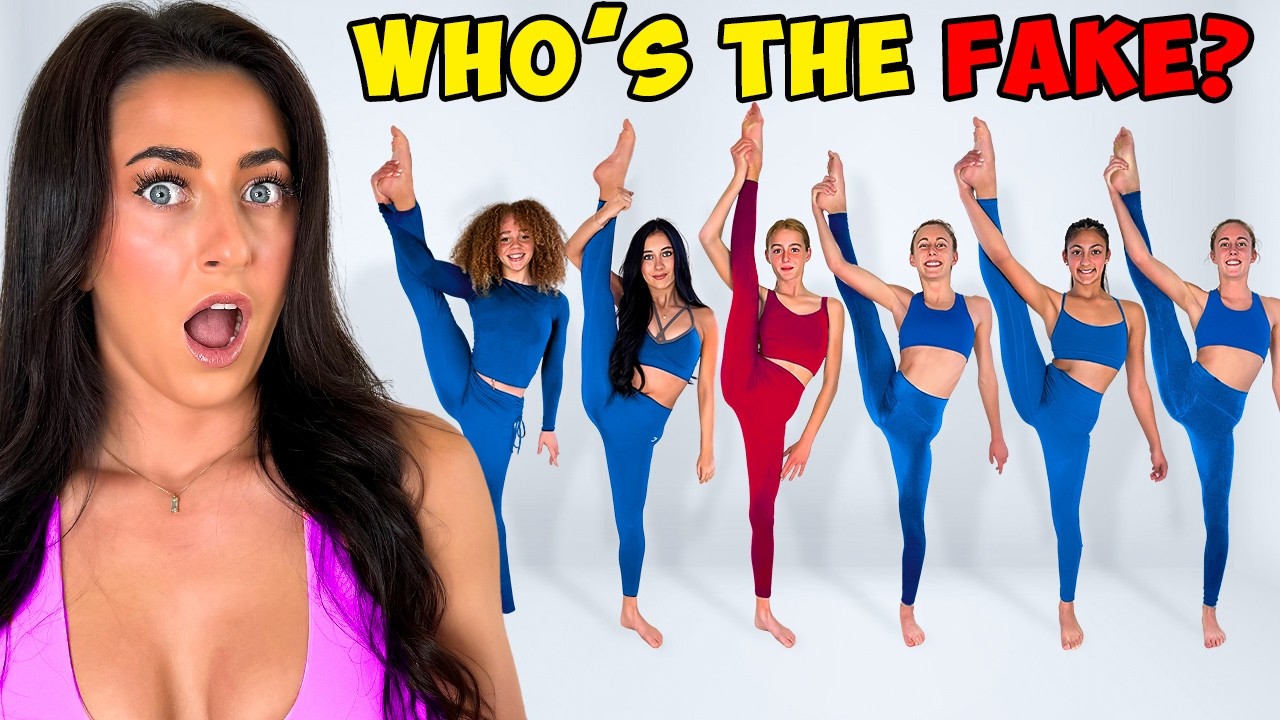 Contestants guess who the fake contortionist is