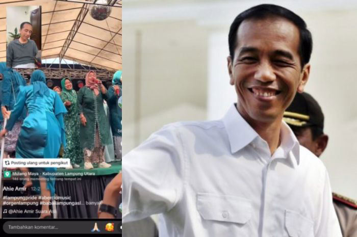 Momen Lucu Jokowi saat Lihat Video Emak-emak Nyanyi Lagu 'Waktu Ku ... Momen Lucu Jokowi saat Lihat Video Emak-emak Nyanyi Lagu 'Waktu Ku ...