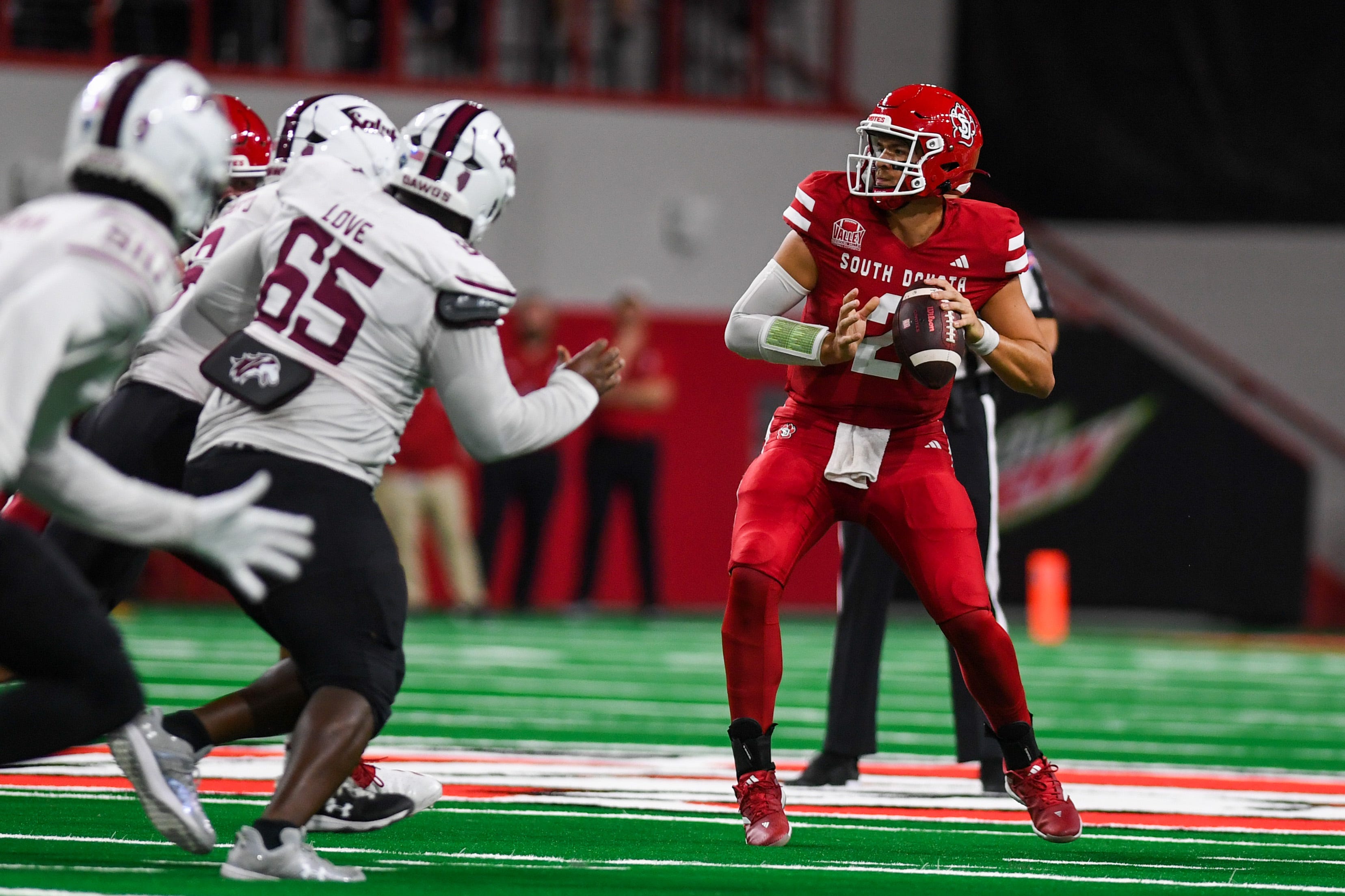 LJ Phillips Jr. dominates in South Dakota football OT win over Northern ...