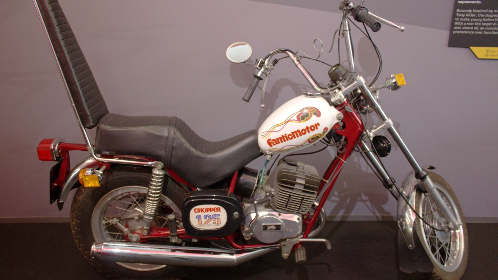 Le Fantic Motor Chopper 125 de 1973 pèse un quintal : les photos