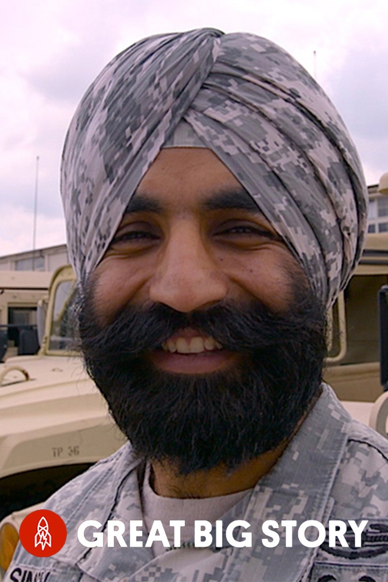 Simratpal Singh, unire la fede sikh e il servizio militare.