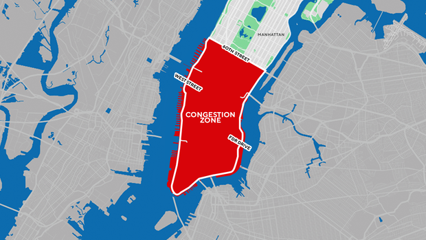 Congestion pricing maps show which New York roads and tunnels are and ...