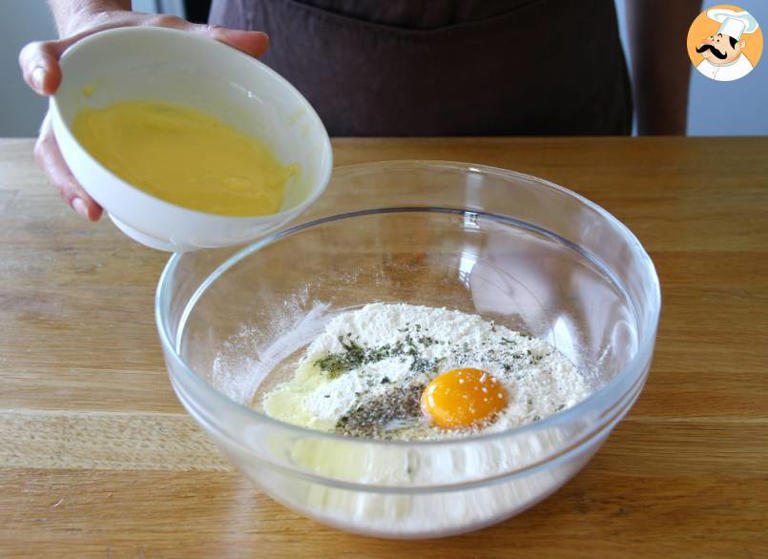 Koekje met parmezaan en kruiden