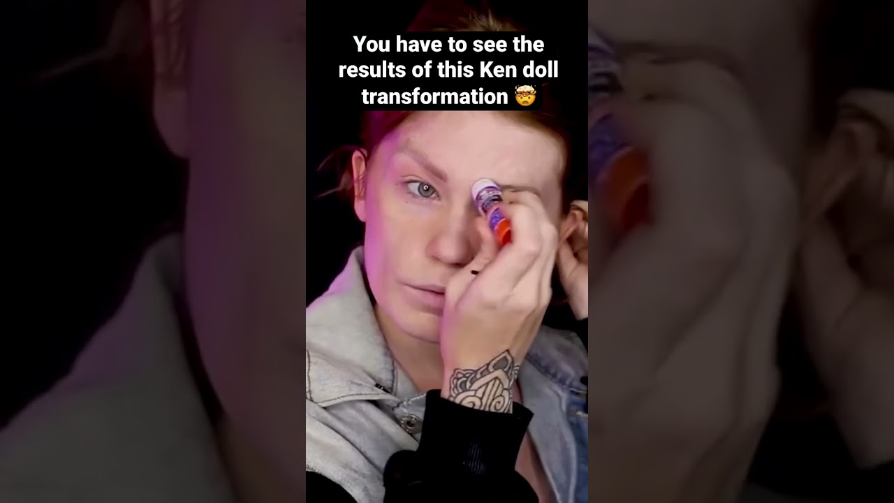 Exploring the power of makeup through Barbie and Ken art