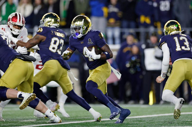 Jeremiyah Love named as 2025 Heisman Trophy candidate as Notre Dame beats Indiana