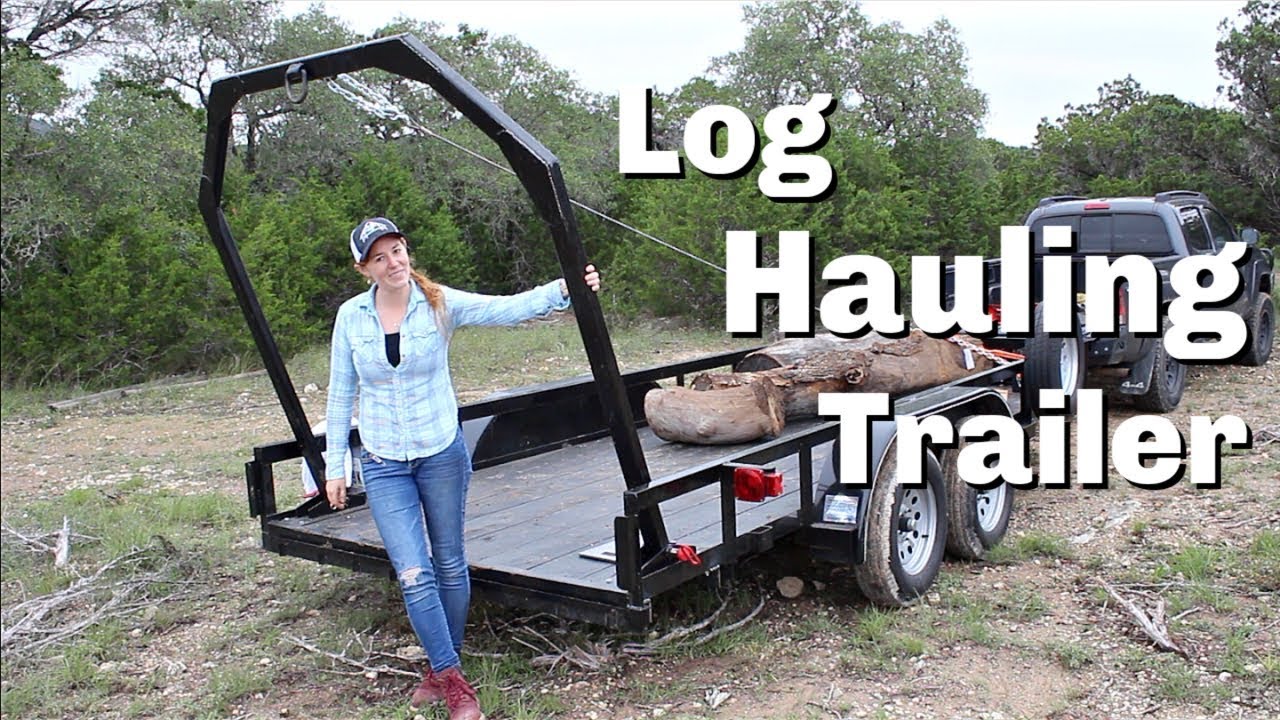 Build a log hauling trailer for heavy loads