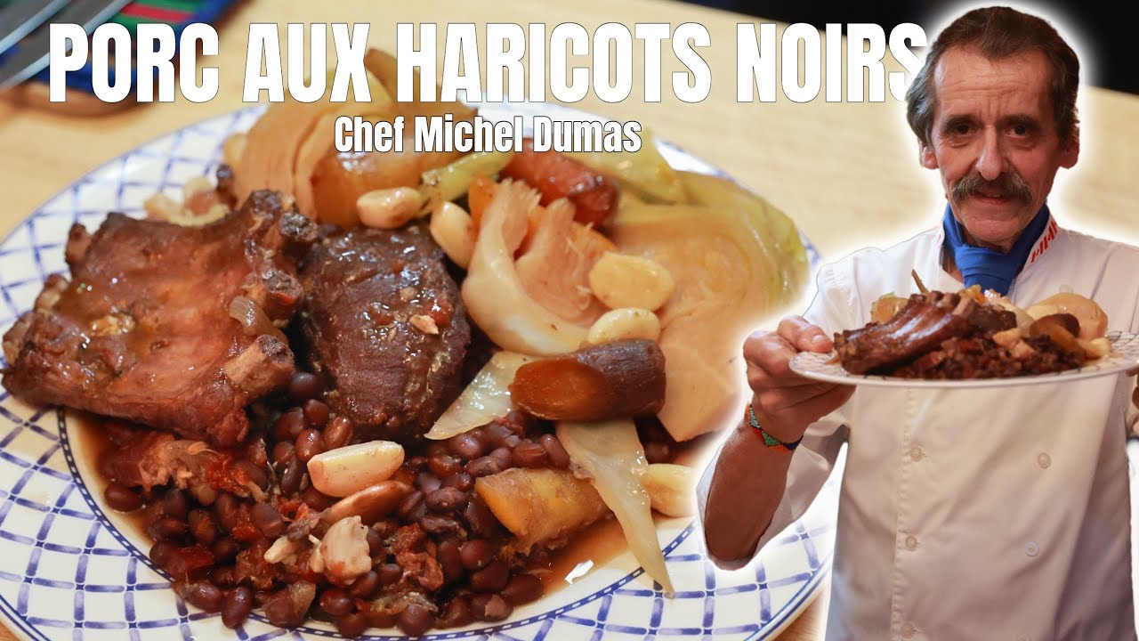 Recette de PORC aux HARICOTS NOIRS 🫘