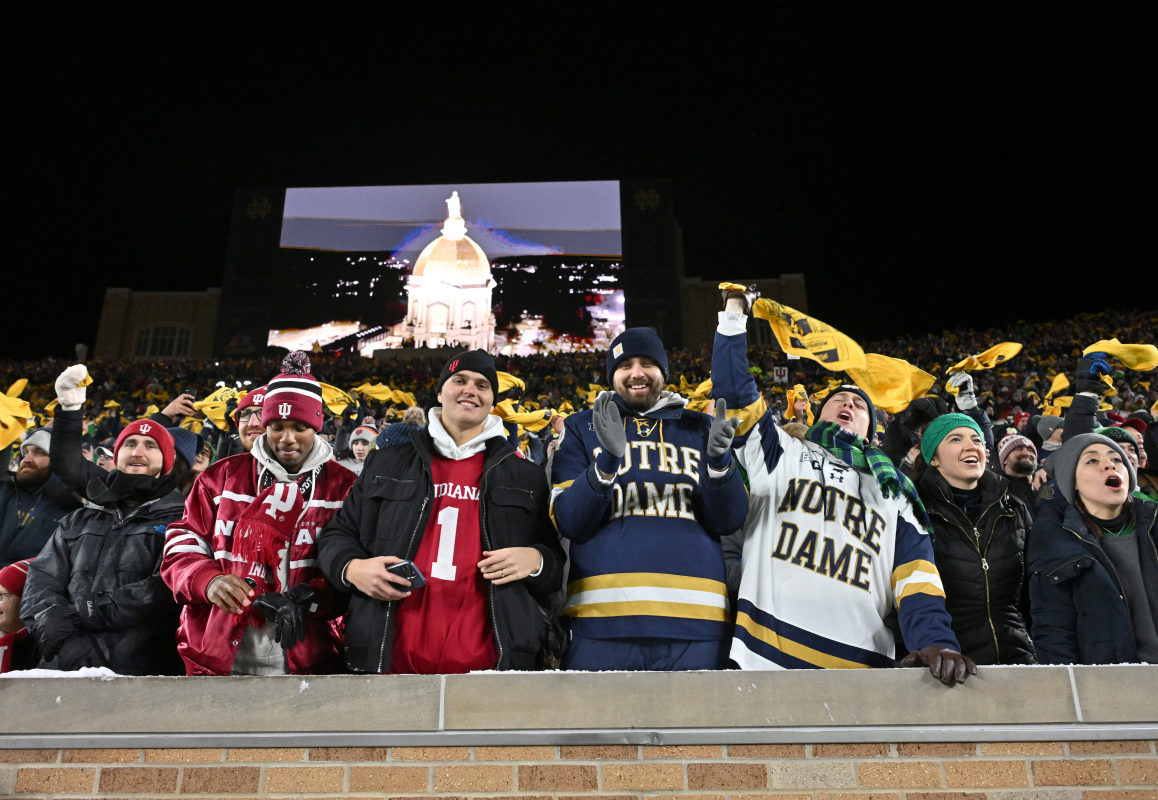 Notre Dame, Michigan Fans Catch Stray From Ohio Superintendent Before ...