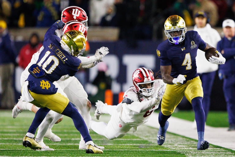 Smarts plus skill plus opportunity: It all adds up for Jeremiyah Love of Notre Dame