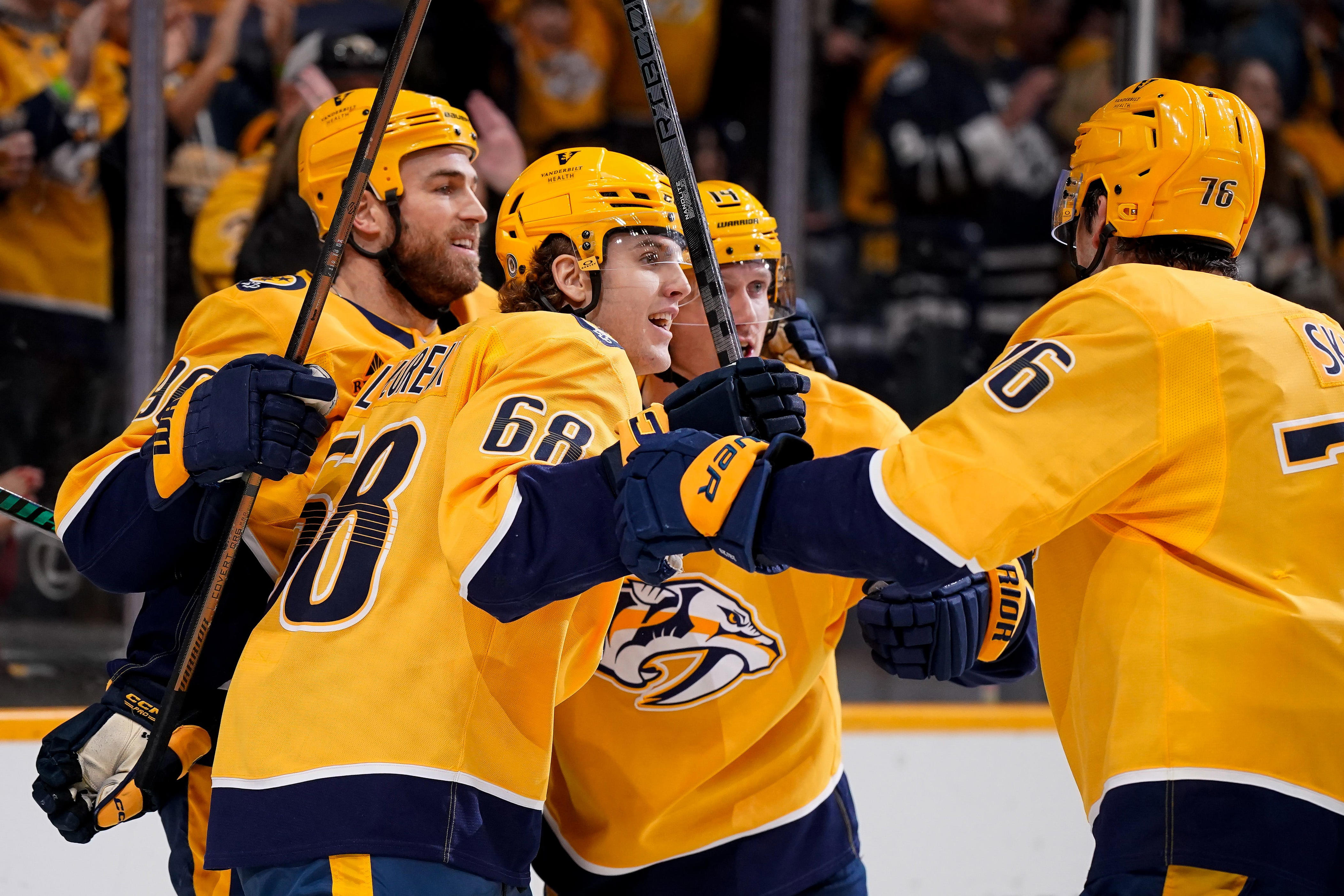 Predators' Zach L'Heureux has a big fish story after catching 150-pound ...
