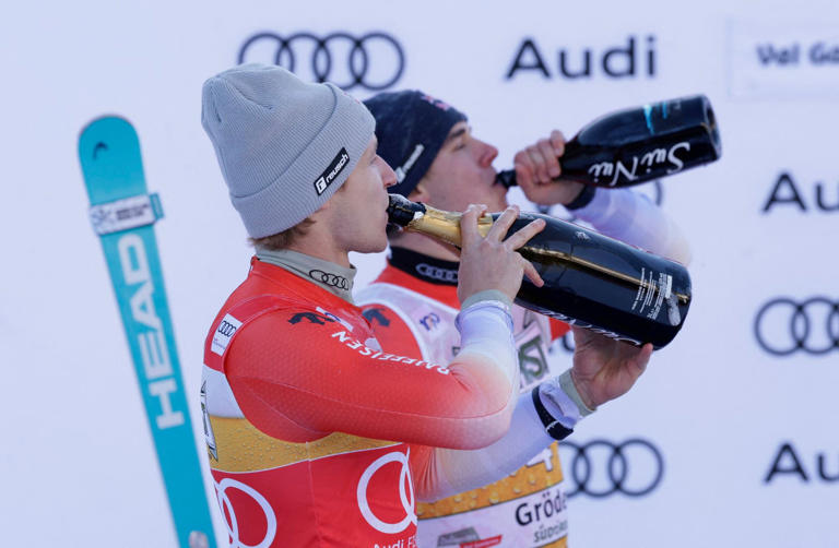 Schweizer Doppelsieg in Gröden: Marco Odermatt gewinnt die Abfahrt vor Teamkollege Franjo von Allmen