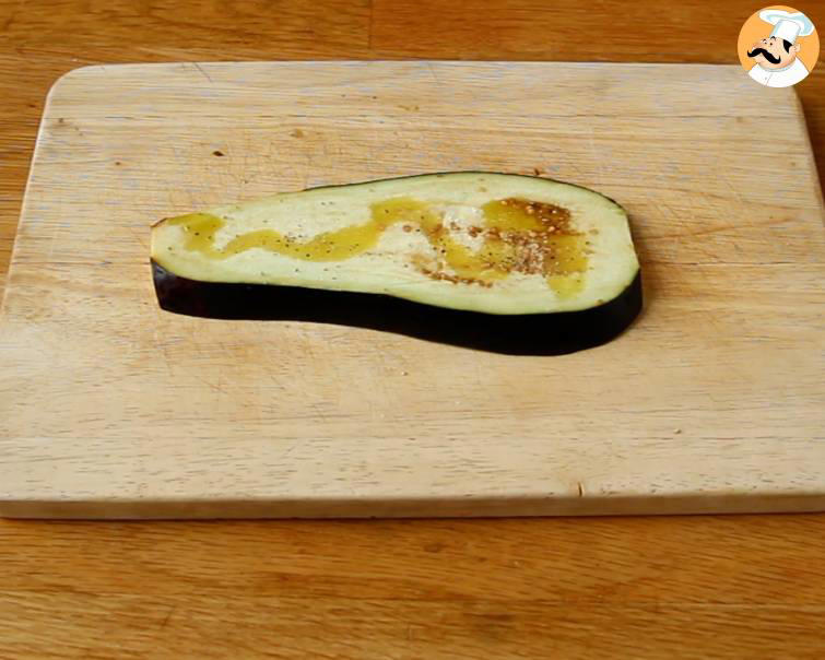 Aubergine parmigiana rolletjes