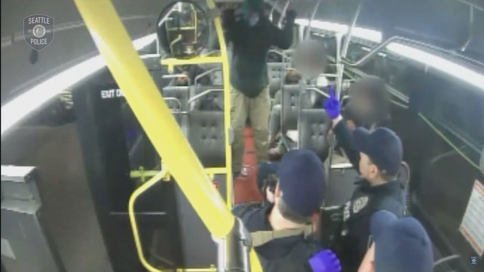 RAW: Police bodycam video shows arrest of Seattle bus stabbing suspect RAW: Police bodycam video shows arrest of Seattle bus stabbing suspect