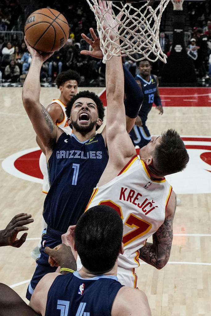Bane and Pippen combine for 45 points, Grizzlies cruise past Hawks 128-112 Bane and Pippen combine for 45 points, Grizzlies cruise past Hawks 128-112