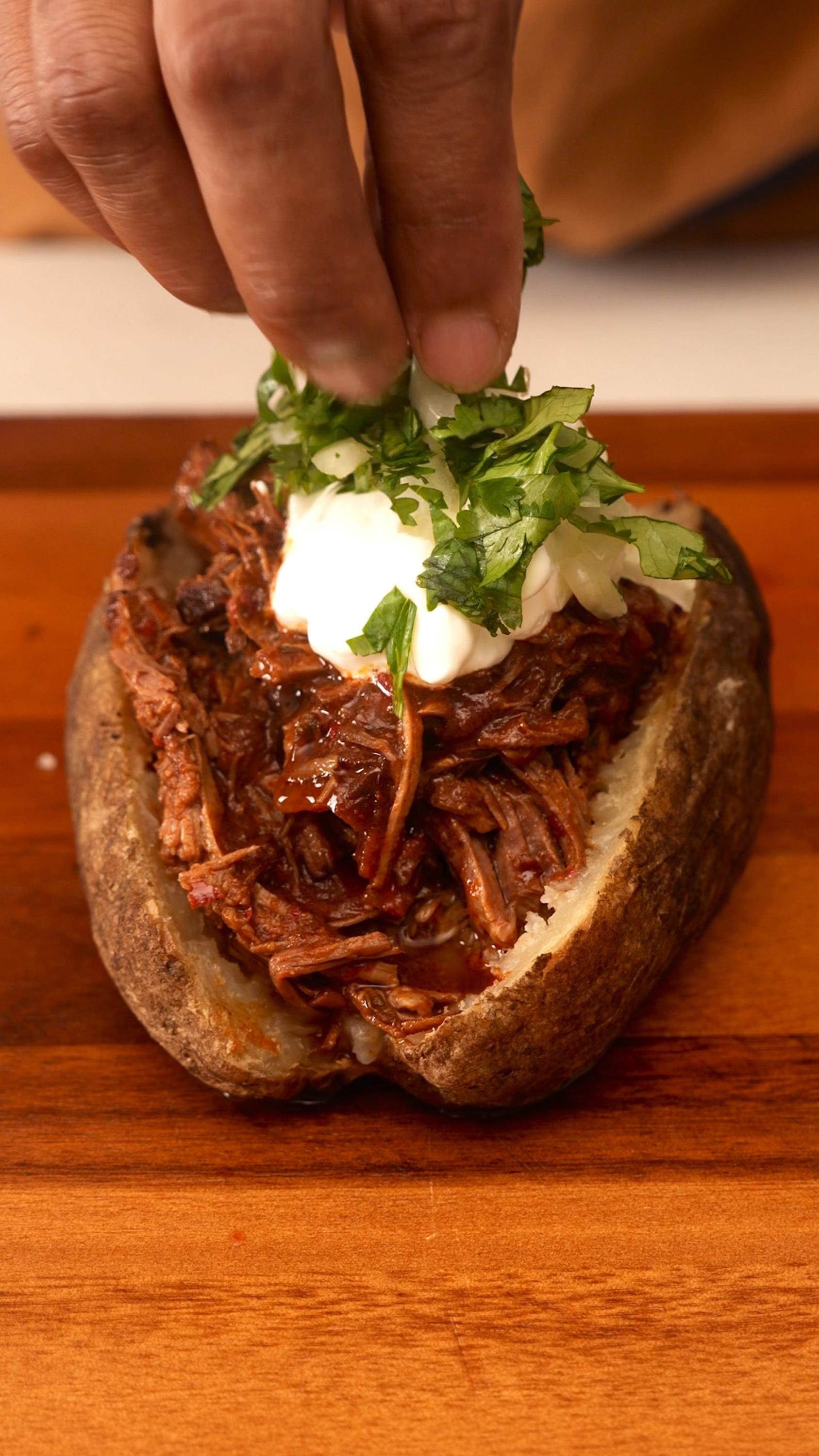 Recipe Remix Series: Birria Loaded Potato