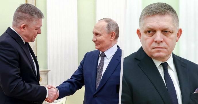 Fico u Putina v Kremlu! První slova po jednání. A kritika Fialy i ...