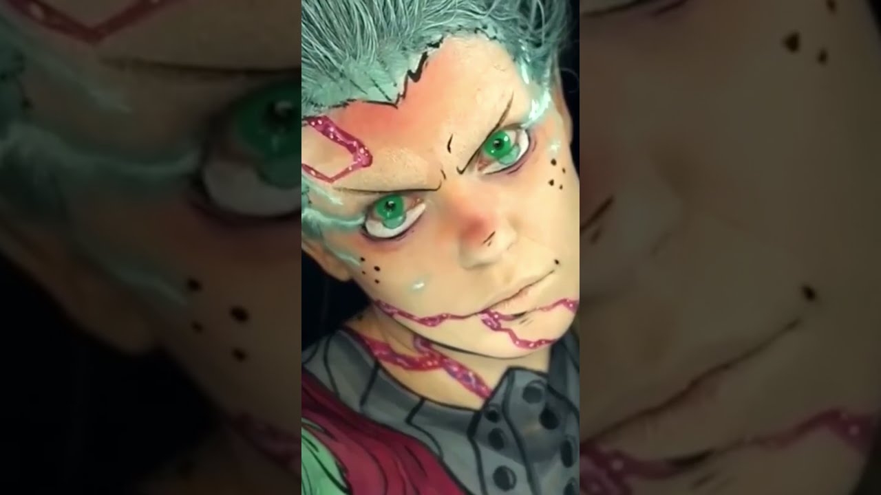 My Hero Academia character recreated in makeup transformation