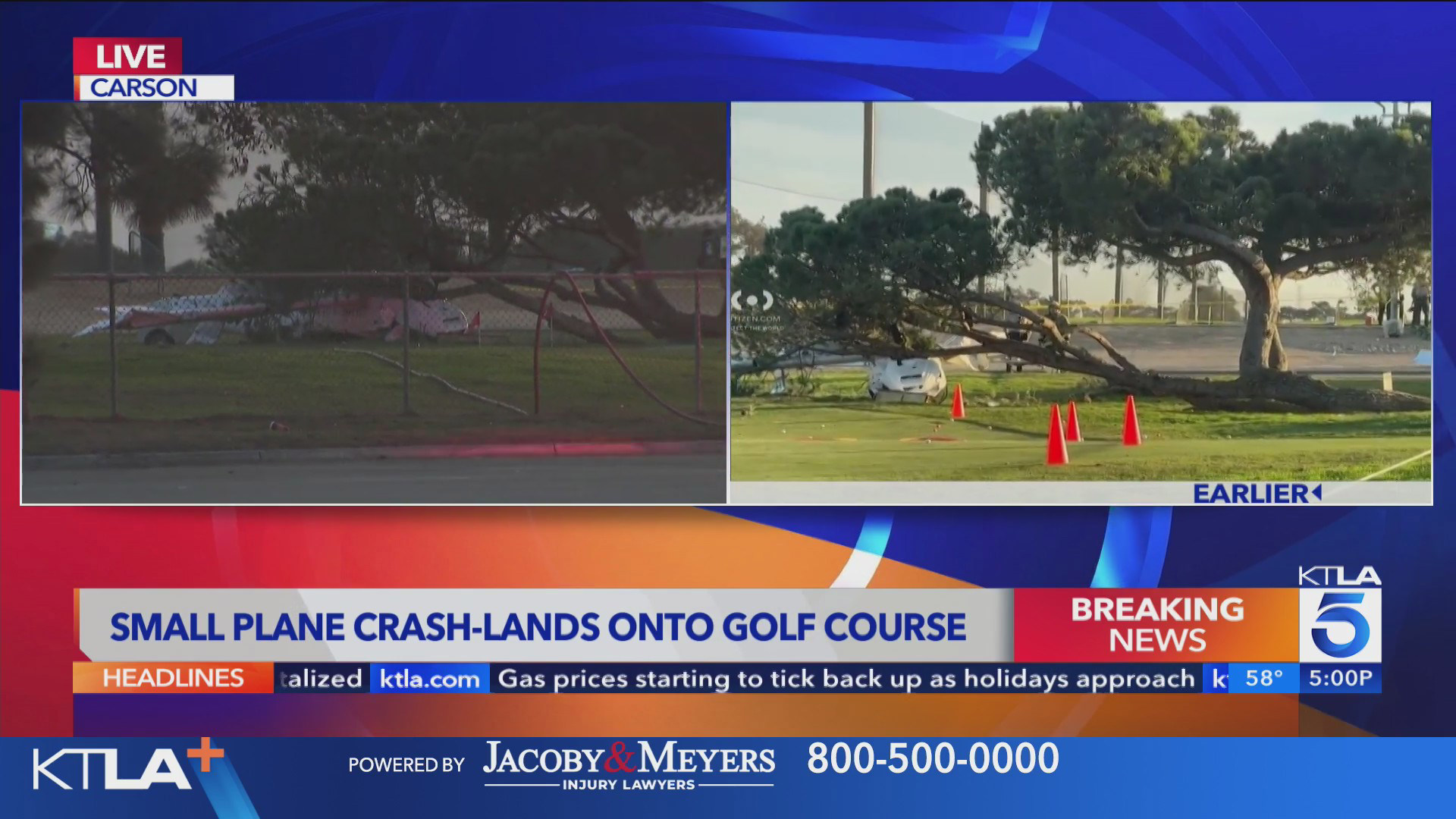 Small plane crash-lands onto Carson golf course Small plane crash-lands onto Carson golf course