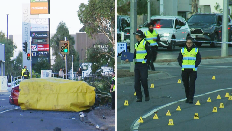 Driver killed in fiery crash in Melbourne's north Driver killed in fiery crash in Melbourne's north