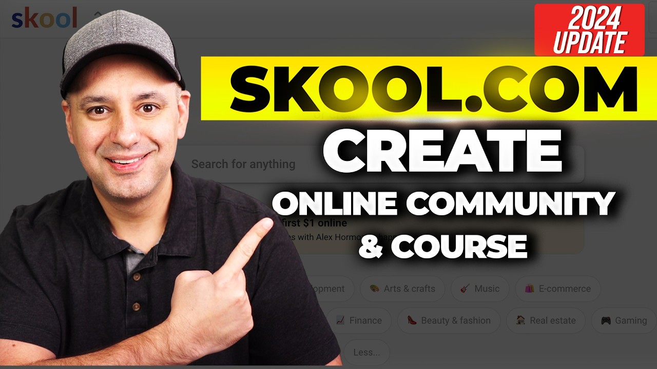 How to Use Skool.com for beginners - Create online courses and communities