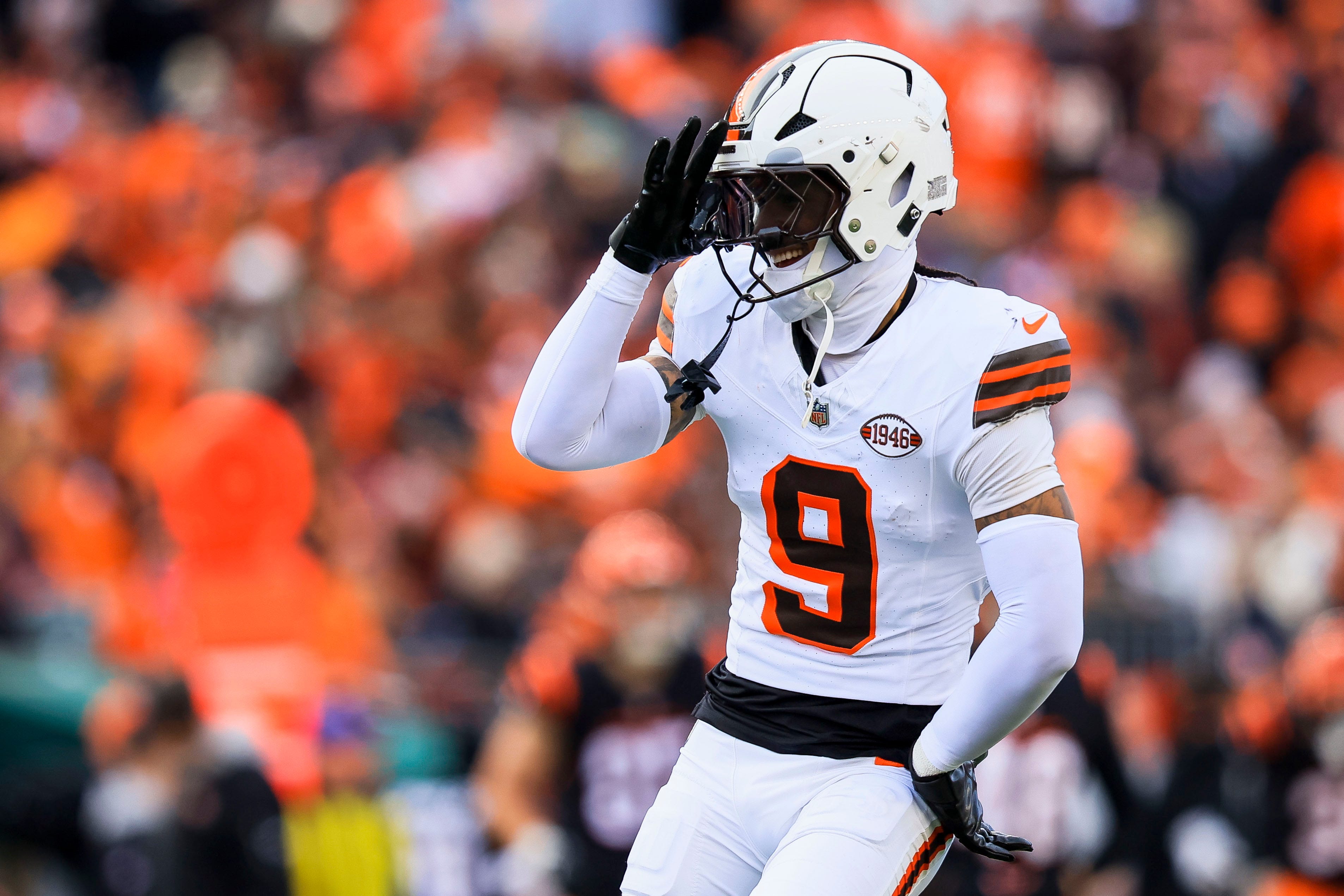 Grant Delpit honored as Browns Walter Payton Man of the Year winner