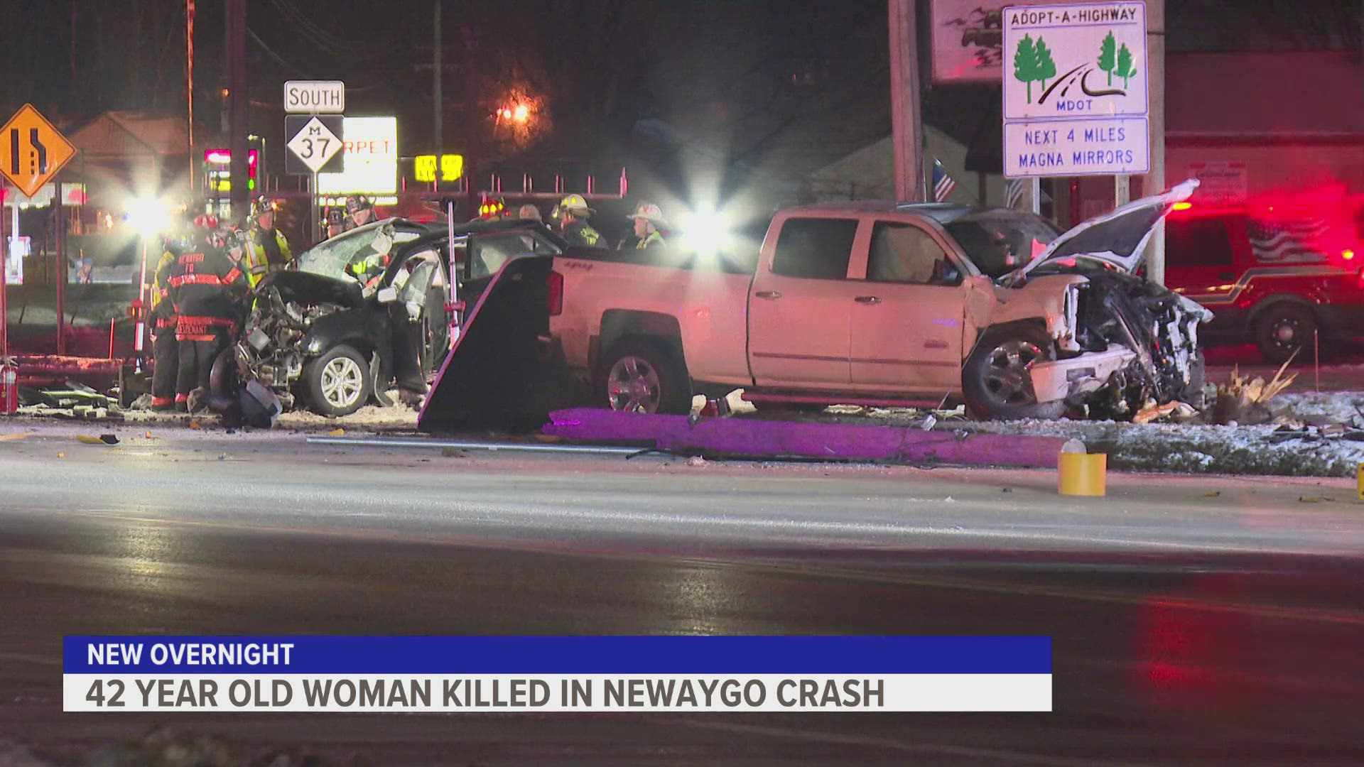 Woman dead, multiple people hurt in Newaygo County crash Woman dead, multiple people hurt in Newaygo County crash