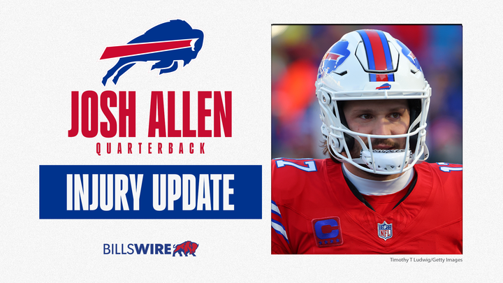 Injury update: Bills QB Josh Allen addresses knock vs. Patriots