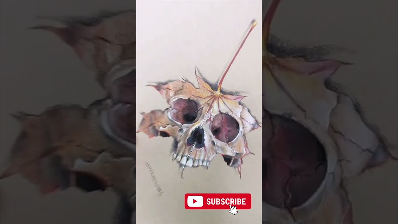 Turning a drawing into a full makeup creation