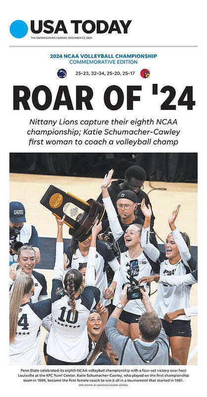 Penn State volleyball wins NCAA championship. Buy a commemorative ...