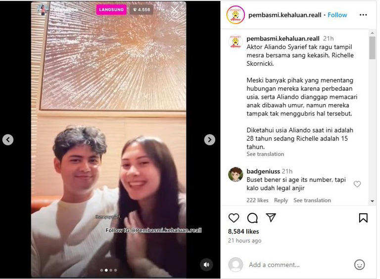 Super Bucin! Aliando Syarief Pamer Kemesraan Bareng Richelle Skornicki ... Super Bucin! Aliando Syarief Pamer Kemesraan Bareng Richelle Skornicki ...