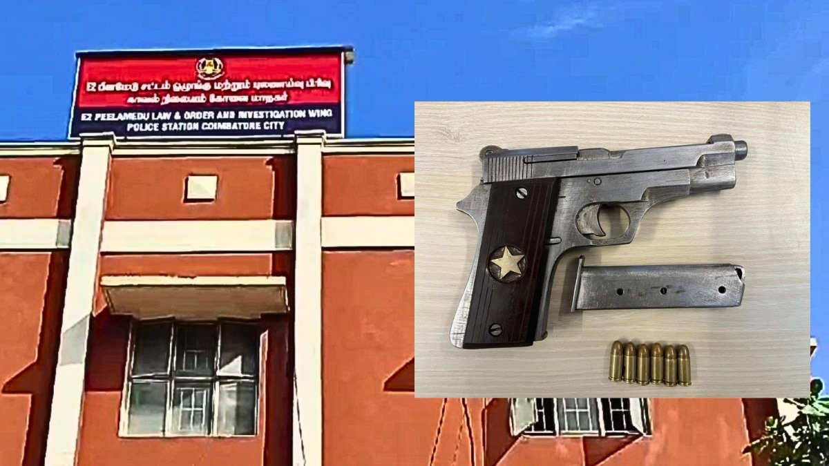 Police arrest three men smuggling gun for ‘IT guy' in Coimbatore Police arrest three men smuggling gun for ‘IT guy' in Coimbatore