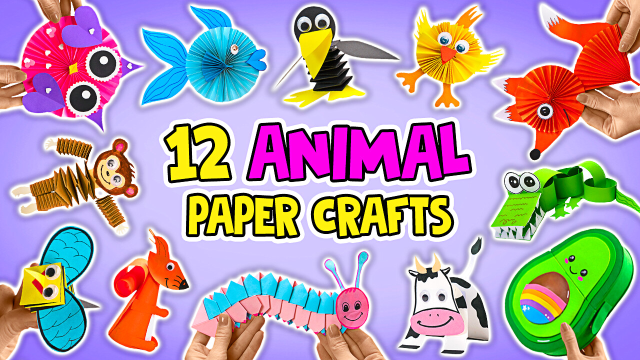 DIY Paper Safari: Make 12 Amazing Animals