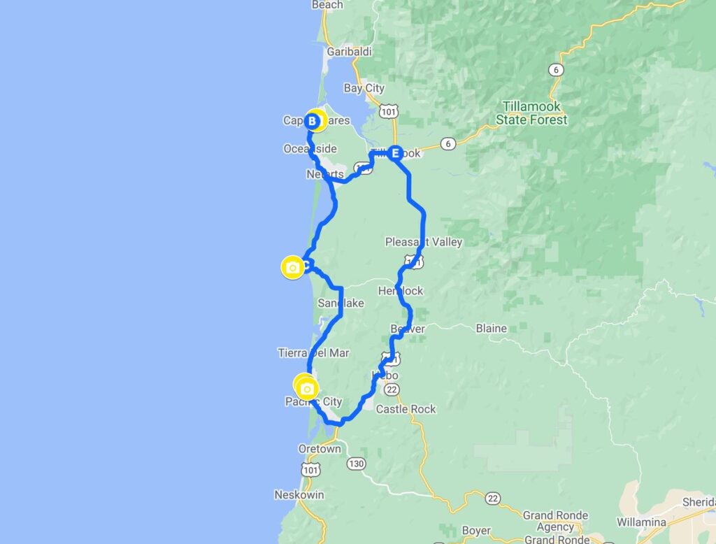 Three Capes Scenic Route on The Oregon Coast