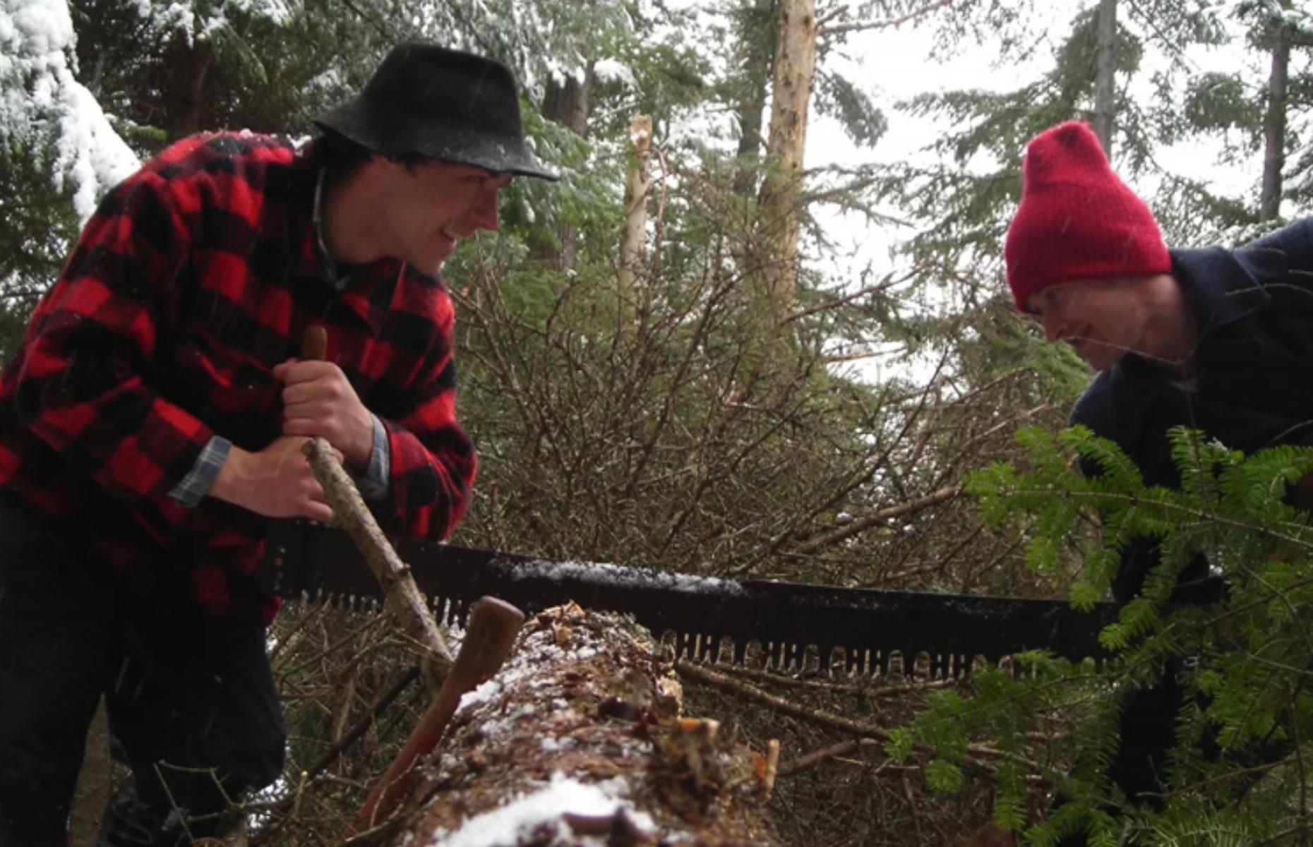 Canadian and other adventurers who built their own homes in the wild