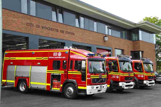 Hampshire Fire Service has attended more than 10,000 incidents this year