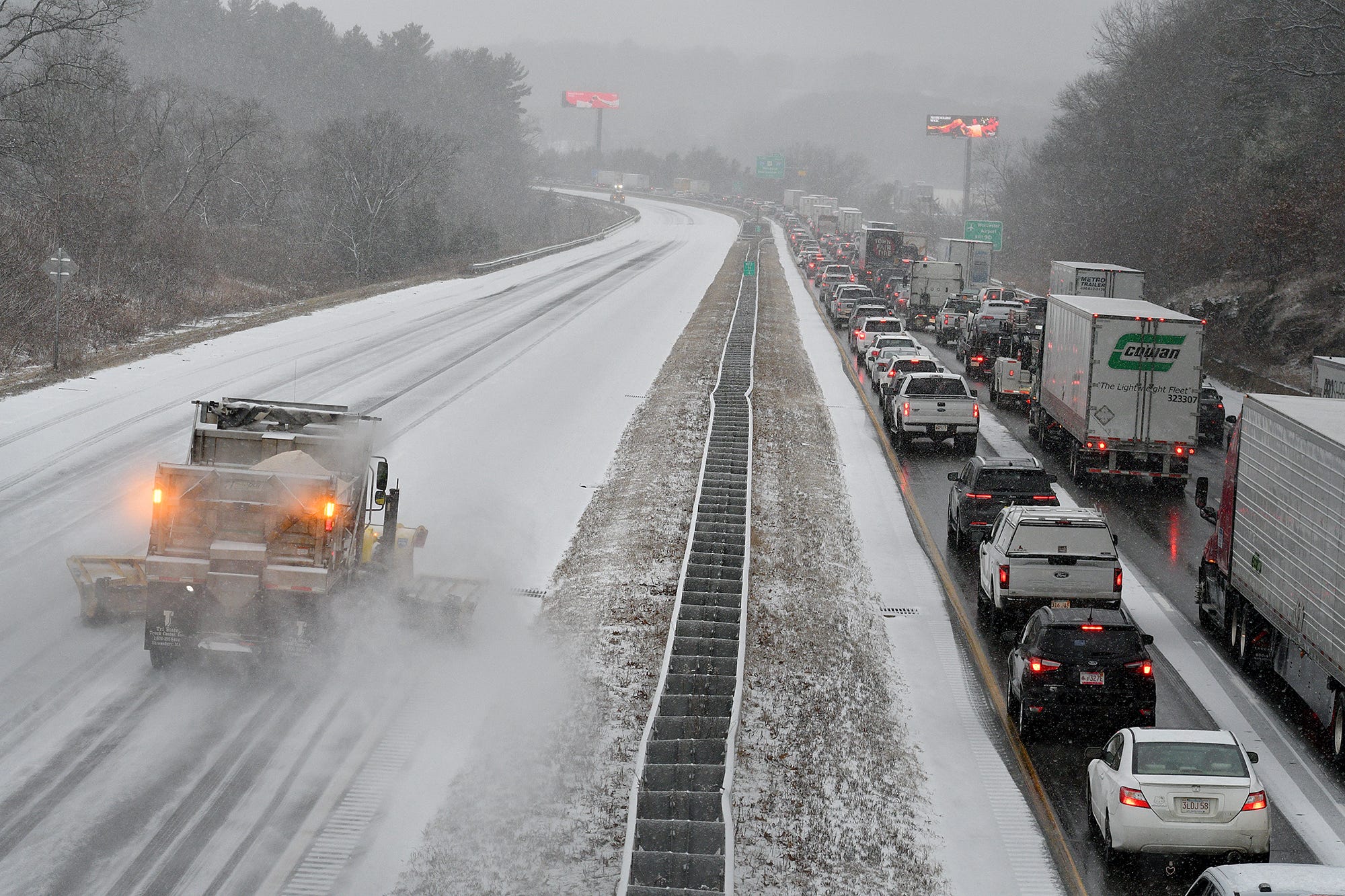 Snow is in the forecast for Sunday. Here's how much to expect in Worcester