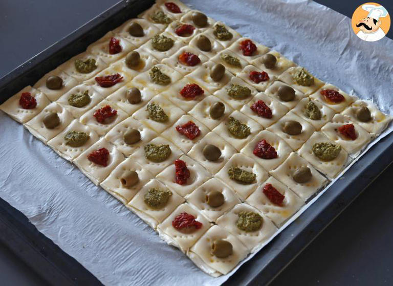 Quick and easy puff pastry bites for a successful aperitif!