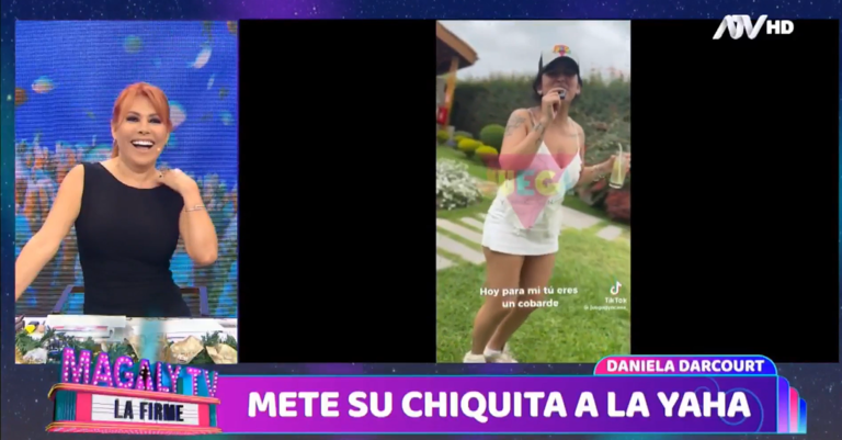 Magaly Medina se sorprende con imitación de Daniela Darcourt a Yahaira ... Magaly Medina se sorprende con imitación de Daniela Darcourt a Yahaira ...