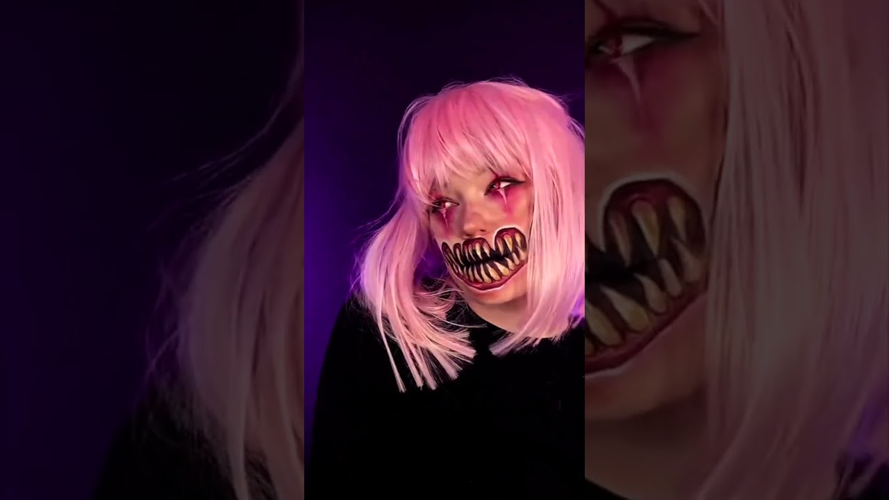 Watch an original spooky Halloween look come alive with makeup