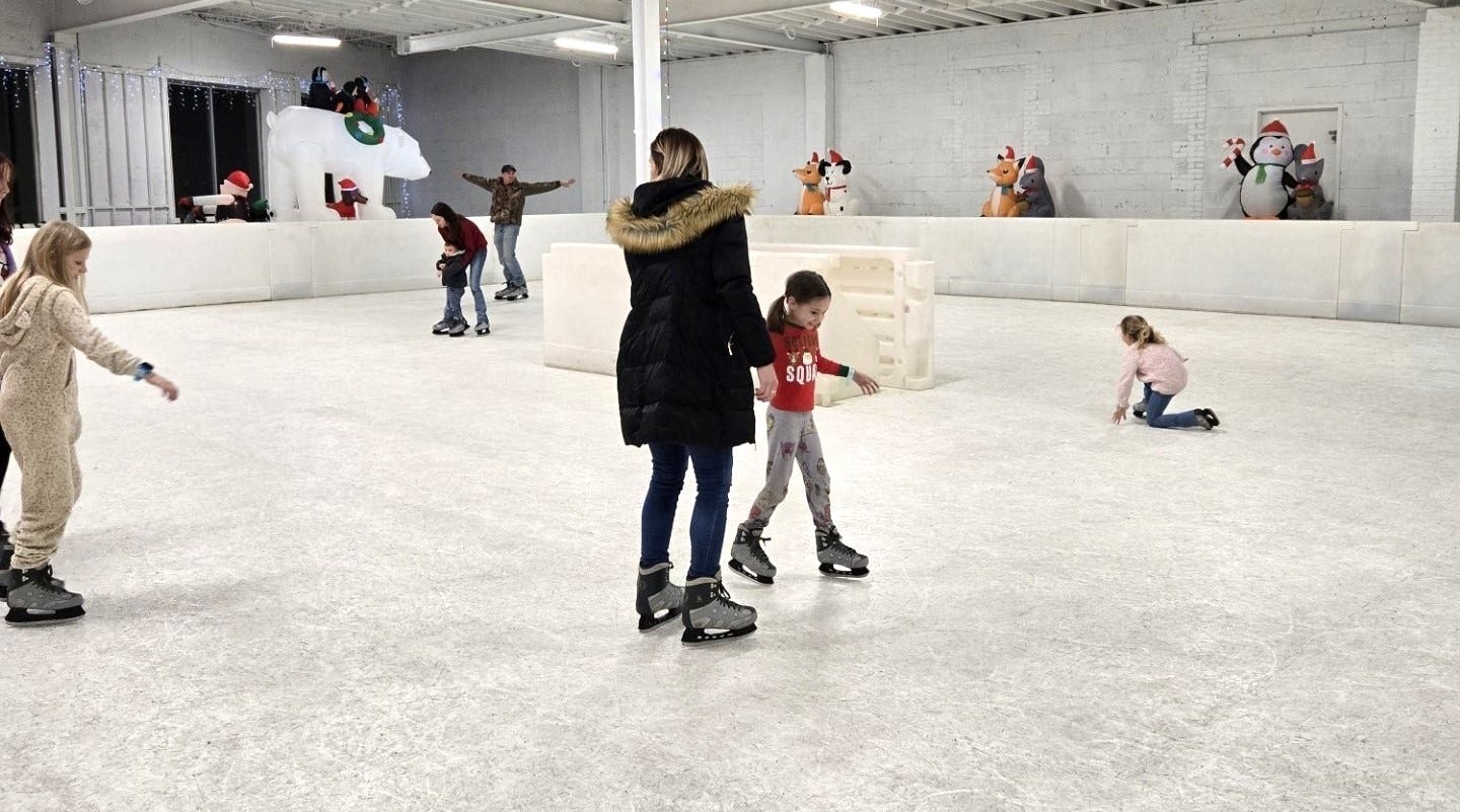 Hopewell Holiday Skating Rink now open. Indoor fun for all ages