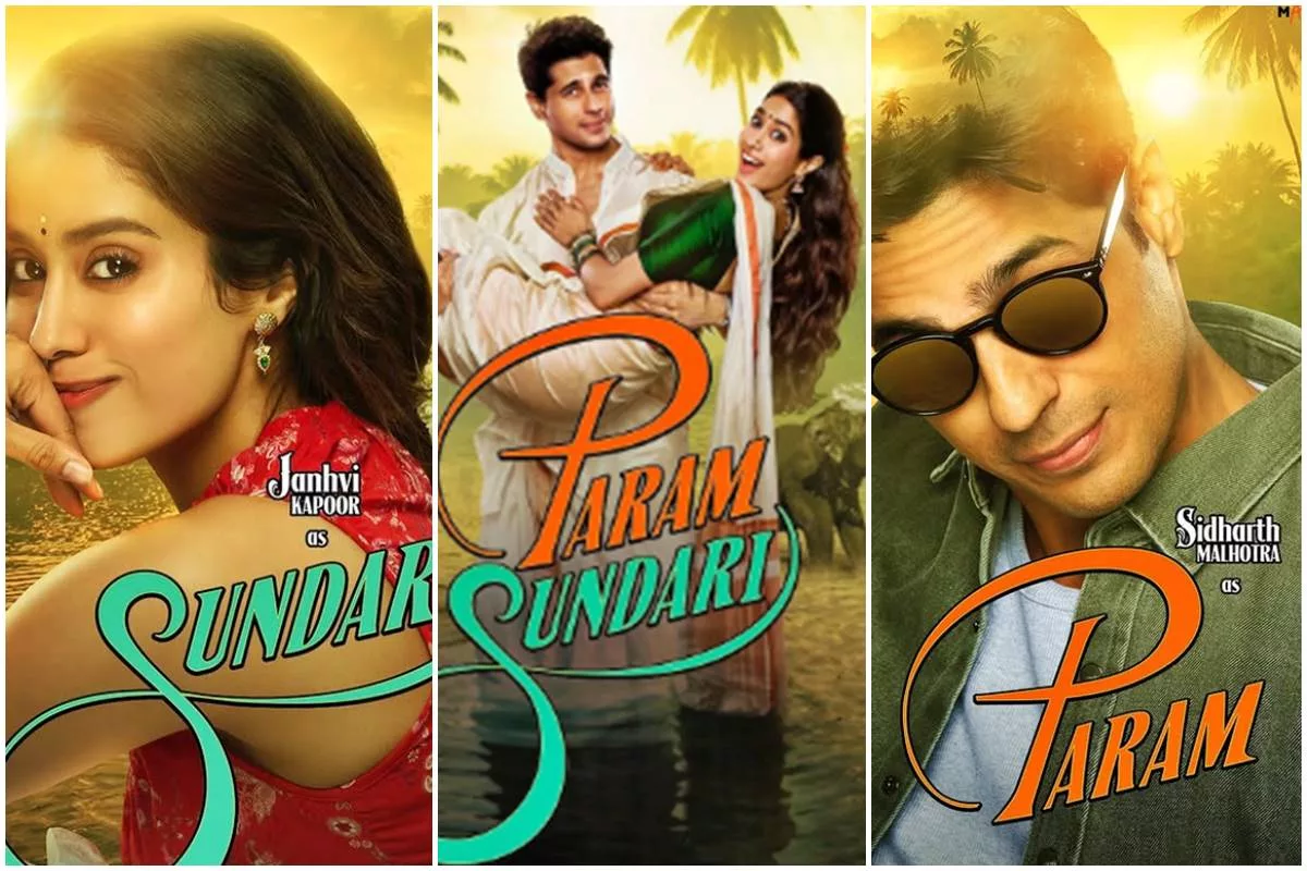 'Param Sundari' 1st look shows Sidharth Malhotra & Janhvi Kapoor’s electric chemistry