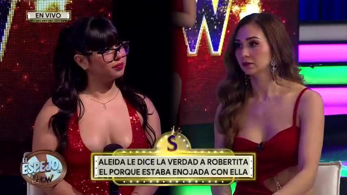 Aleida hace las paces con Robertita Aleida hace las paces con Robertita
