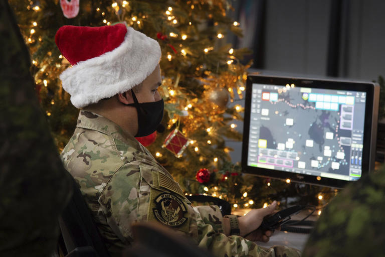 Where is Santa right now? Use the NORAD tracker to map his flight around the world