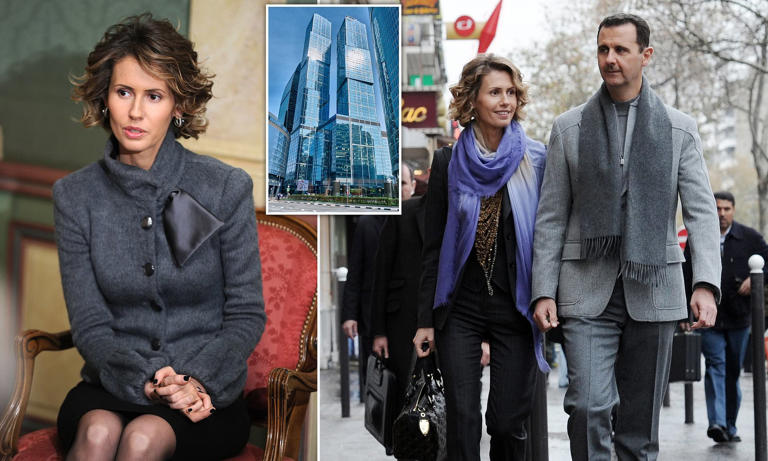Assad's British wife fled to Moscow WEEKS before her dictator husband Assad's British wife fled to Moscow WEEKS before her dictator husband