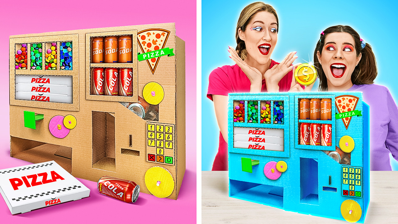 Amazing Candy Dispensers from Cardboard! Must Try Parenting Hacks and ...