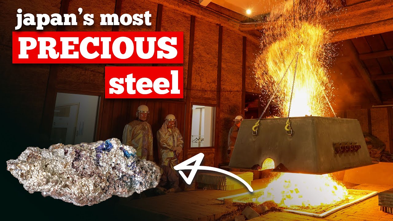 Making traditional Japanese steel (tamahagane)