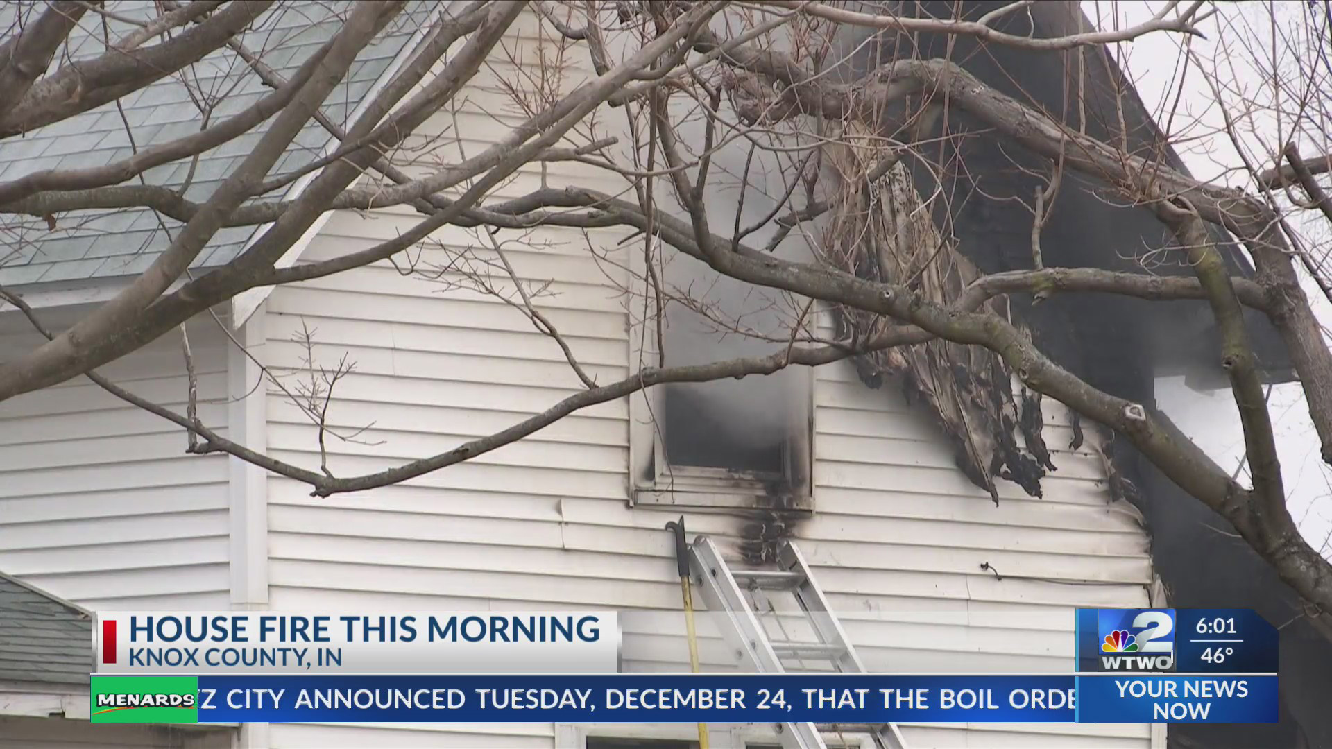 Christmas Eve fire in Knox County Christmas Eve fire in Knox County